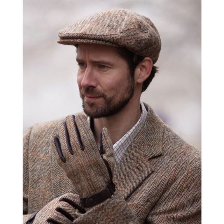 Flat Cap Harris Tweed Oakmoor White Sand – Harris Tweed Shop